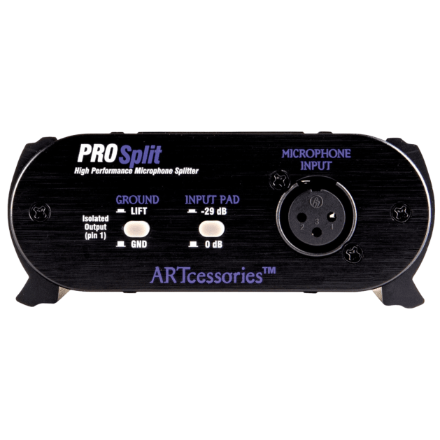 ART ProSplit 2-Way Microphone Splitter Box | GearTree