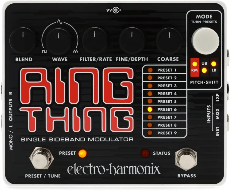 Electro-Harmonix Ring Thing Ring Modulator Effects Pedal | GearTree
