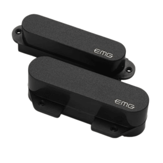 EMG T Set Active Telecaster Single Coil Pickup Set, Black | GearTree