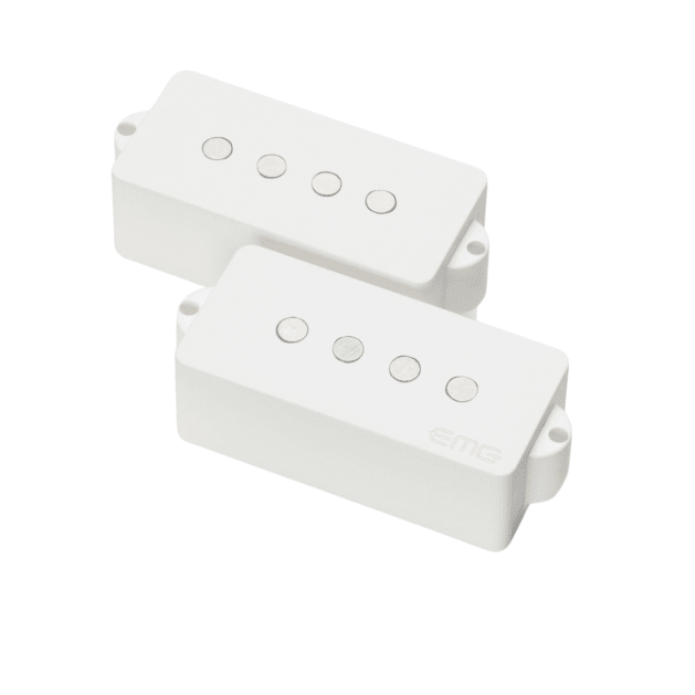 EMG GZR-P Geezer Butler Signature 4-String P-Bass Pickup, White | GearTree