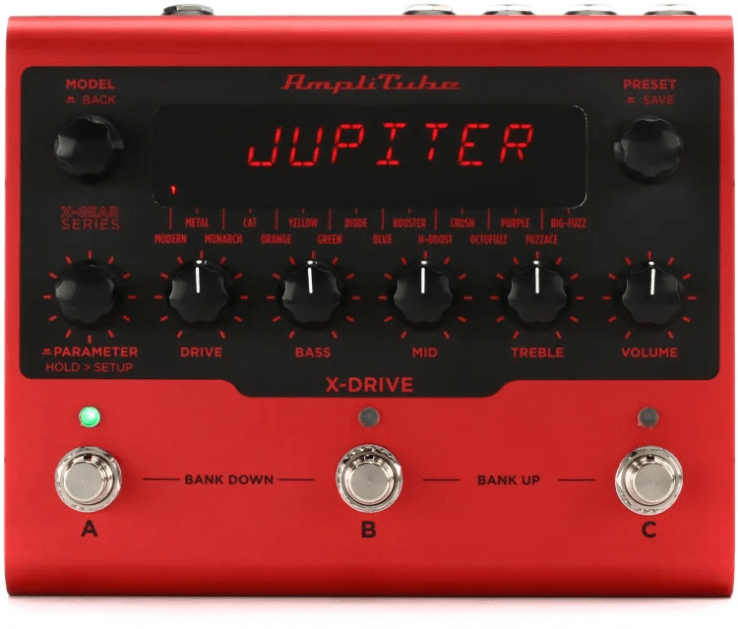 IK Multimedia AmpliTube X-Drive Multi-Distortion Effects Pedal | GearTree