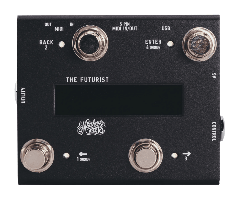 Matthews Effects Futurist Compact 4-Button Midi Pedal | GearTree