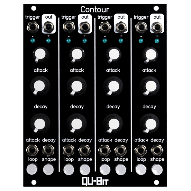 Qu-Bit Contour Quad Envelope Generator Eurorack Synth Module | GearTree