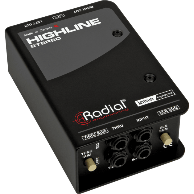 Radial Highline Stereo Passive Stereo Line Isolator Box | GearTree