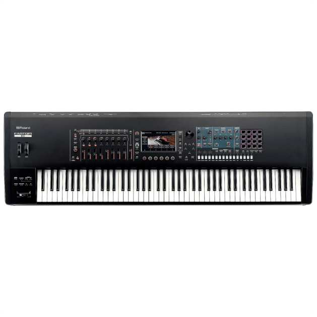 Roland Fantom 7ex 76 Key Synthesizer Workstation Keyboard Black Geartree