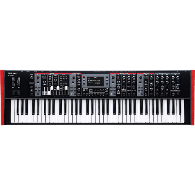 Roland V-Stage 76-Key Digital Stage Piano, Red | GearTree