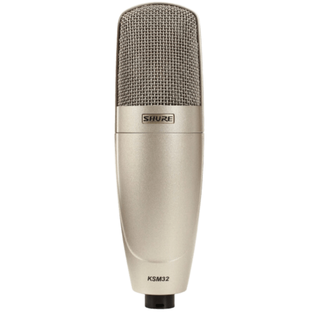Shure KSM32 Large-Diaphragm Condenser Microphone, Champagne | GearTree