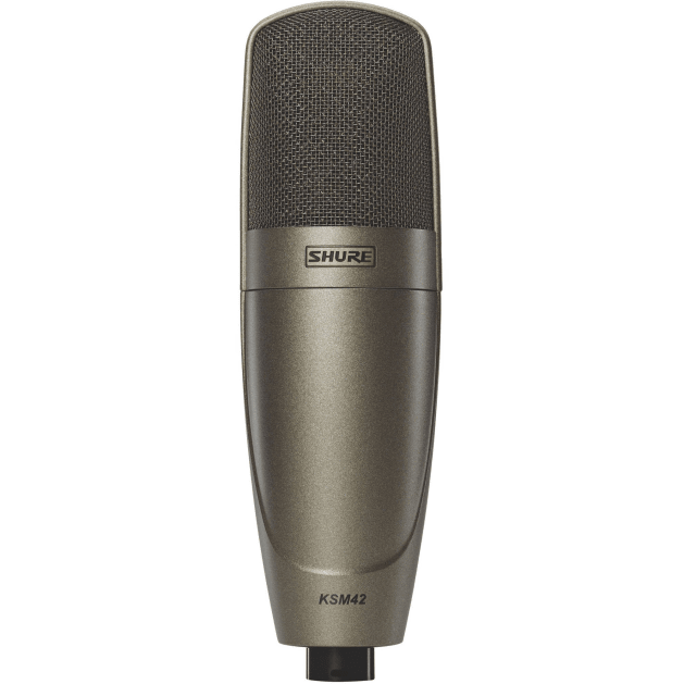 Shure KSM42 Large-Diaphragm Condenser Microphone, Sable Gray | GearTree