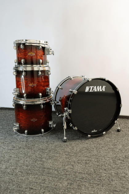 Tama 50th Anniversary Starclassic Custom Shop Bubinga 4-Piece Acoustic ...