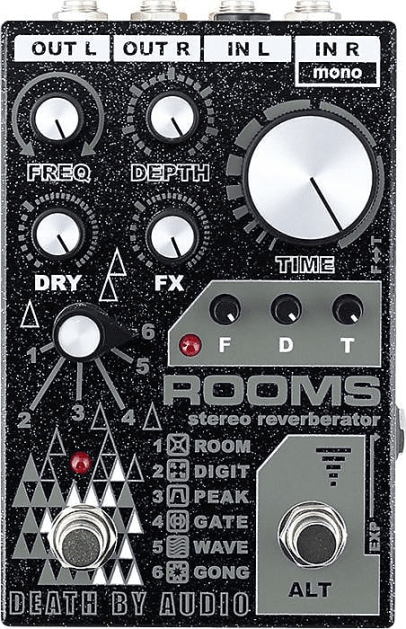 Death By Audio Rooms Reverb Effects Pedal | GearTree