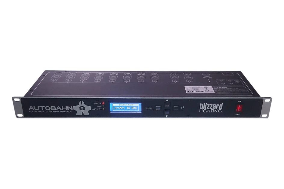 Blizzard Lighting AutoBahn 8 DMX to ArtNet Rack Mount Unit | GearTree