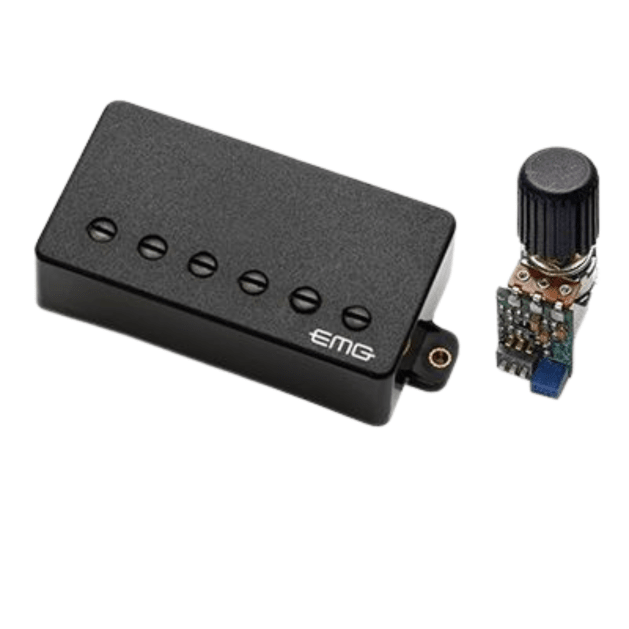 EMG Alexi Laiho Signature F-Spaced Humbucker Pickup Set, Black | GearTree
