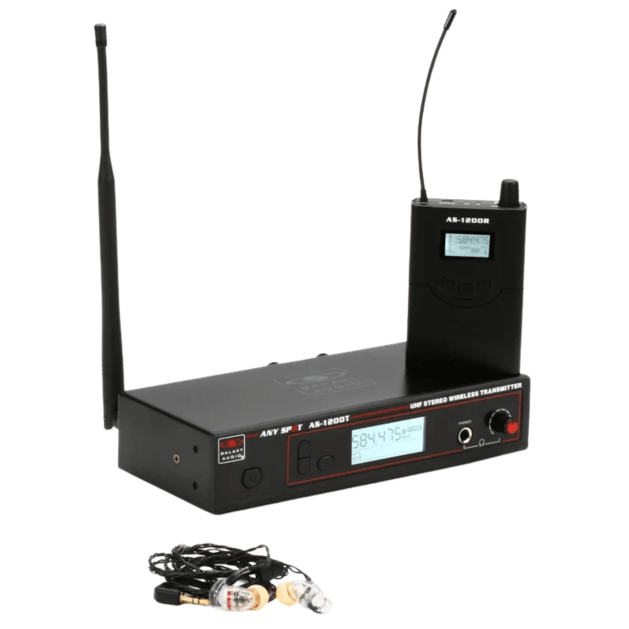 Galaxy Audio AS-1206 Wireless In-Ear Monitor System, D Band | GearTree