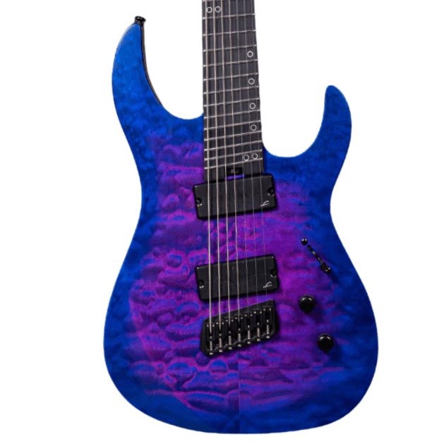 Legator N7FSS Ninja Multi-Scale 7-String Electric Guitar, Richlite ...