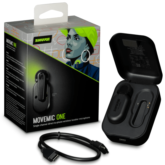 Shure MoveMic One Lavalier Wireless Microphone System | GearTree