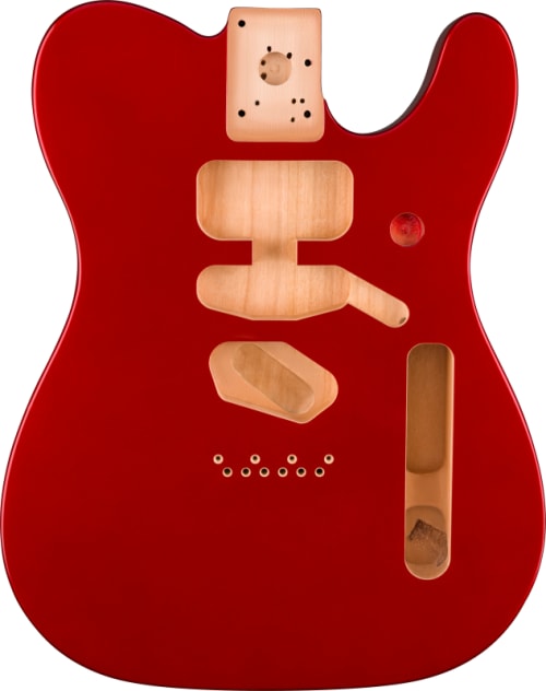 Fender Deluxe Series Telecaster SSH Alder Body, Candy Apple Red ...