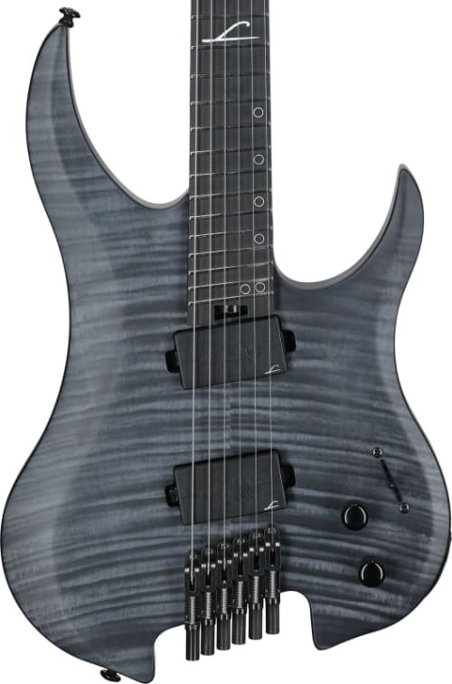 Legator G6FSS Ghost Headless Multi-Scale Electric Guitar, Ebony ...
