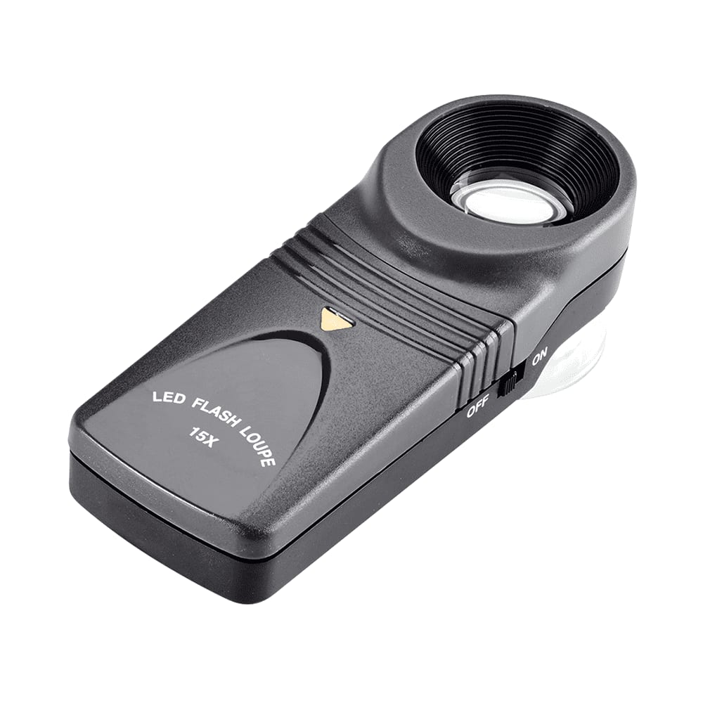 Opticron Handloep met LED 15x21 mm - Geluksvogels