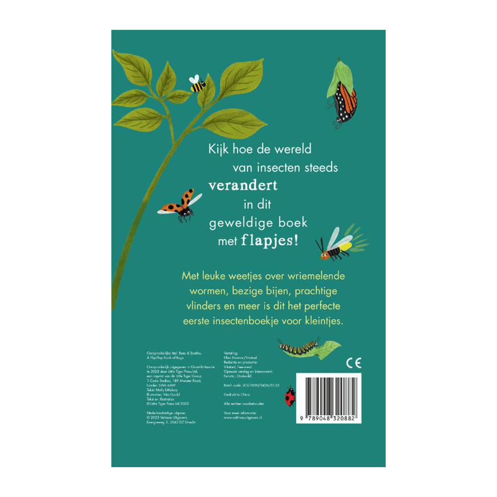 Bijen & kevers, een insectenboekje met flapjes - Geluksvogels