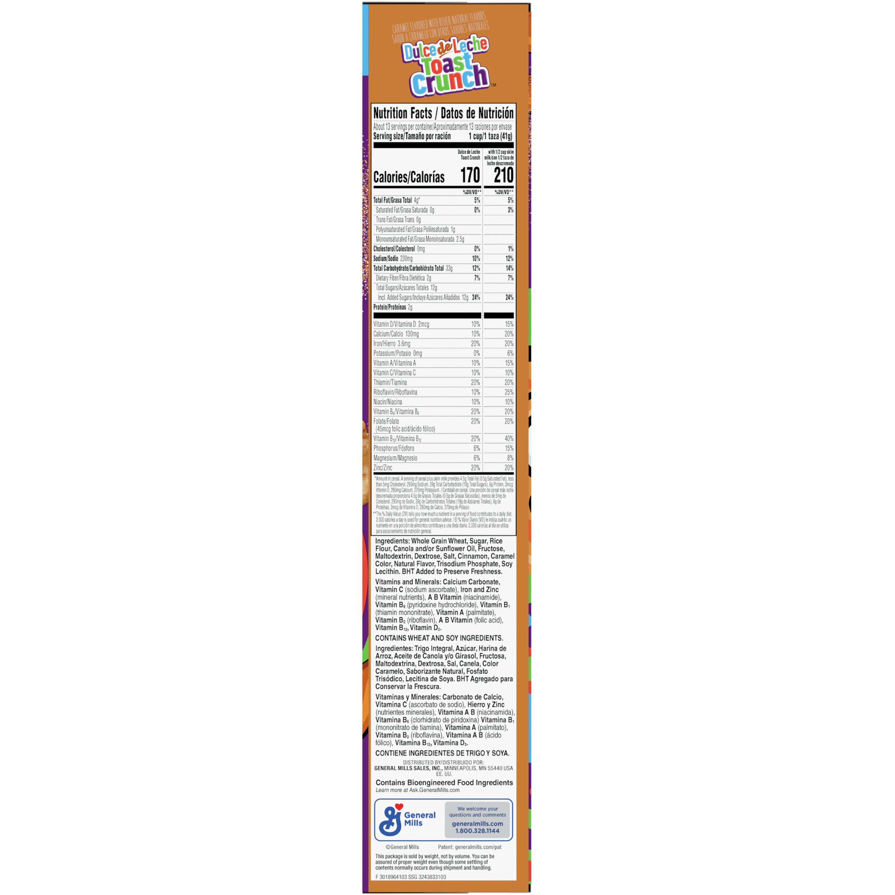 Cinnamon Toast Crunch Nutrition Facts
