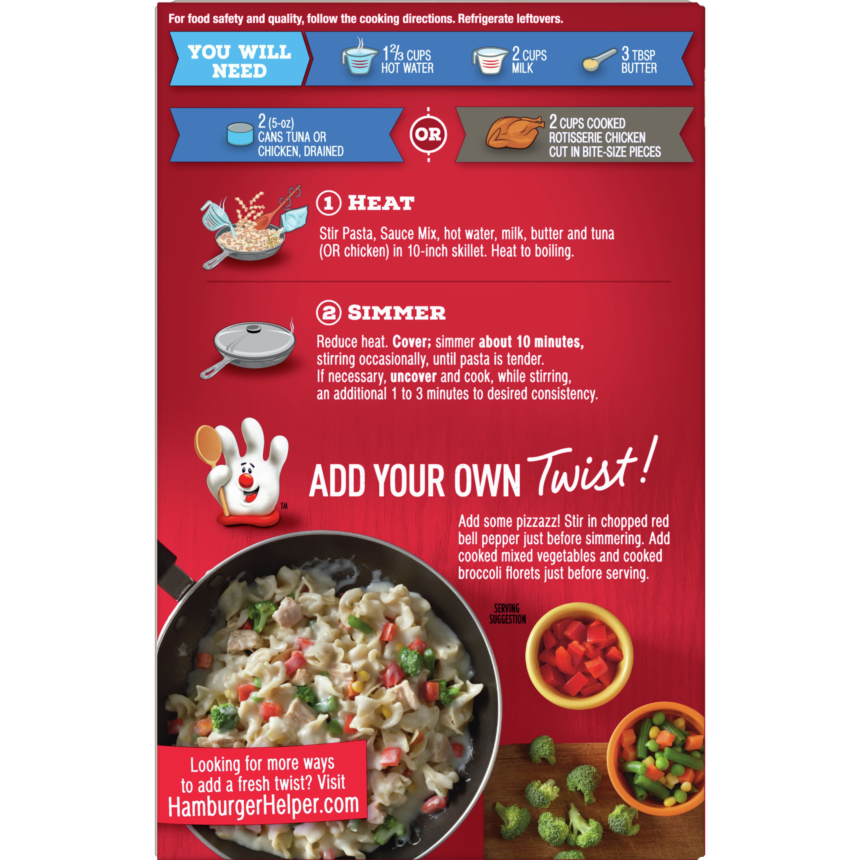 Tuna Helper Recipe Box | Deporecipe.co