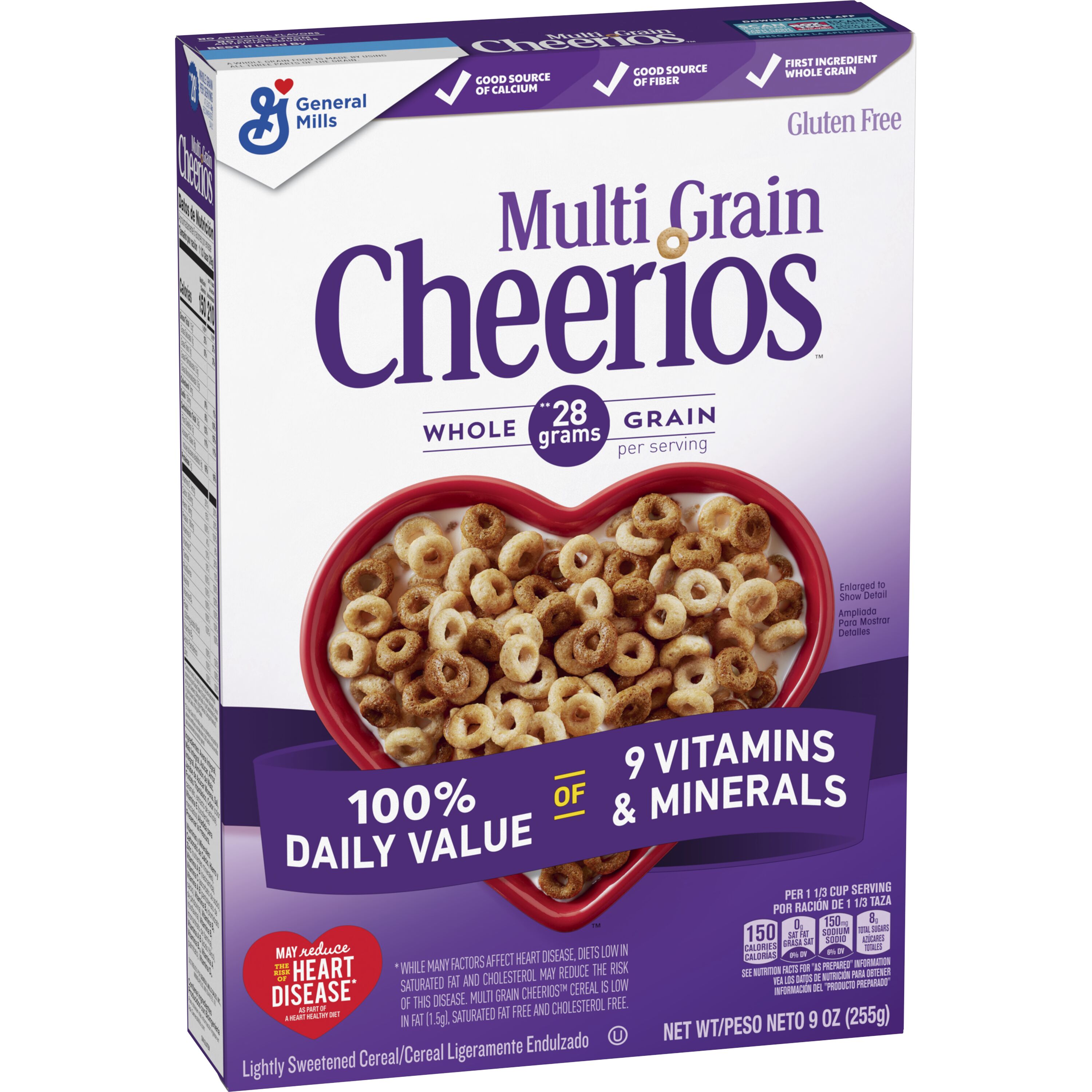 Multi Grain Cheerios Nutrition Label