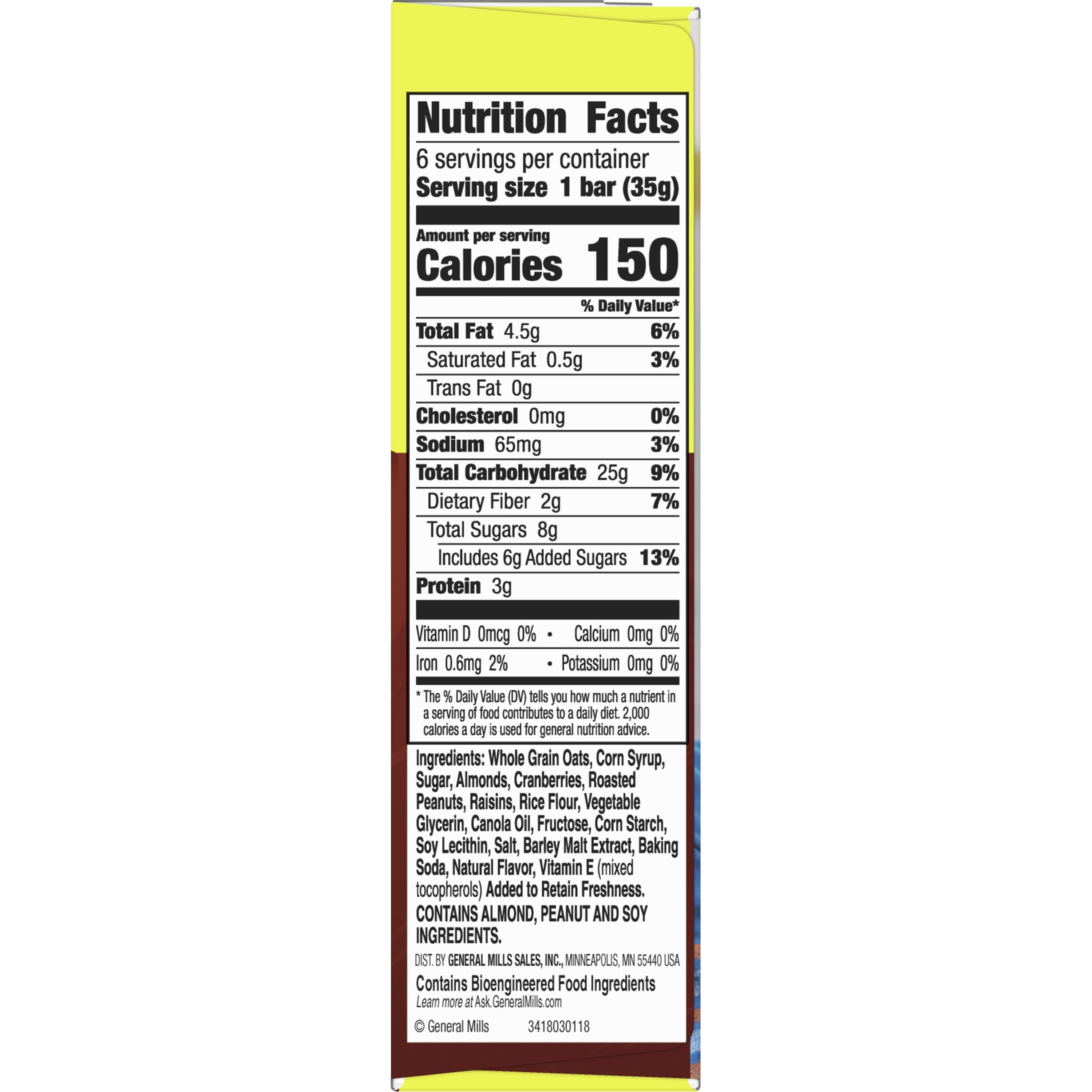 Nature Valley Trail Mix Granola Bar Nutrition Facts | Besto Blog