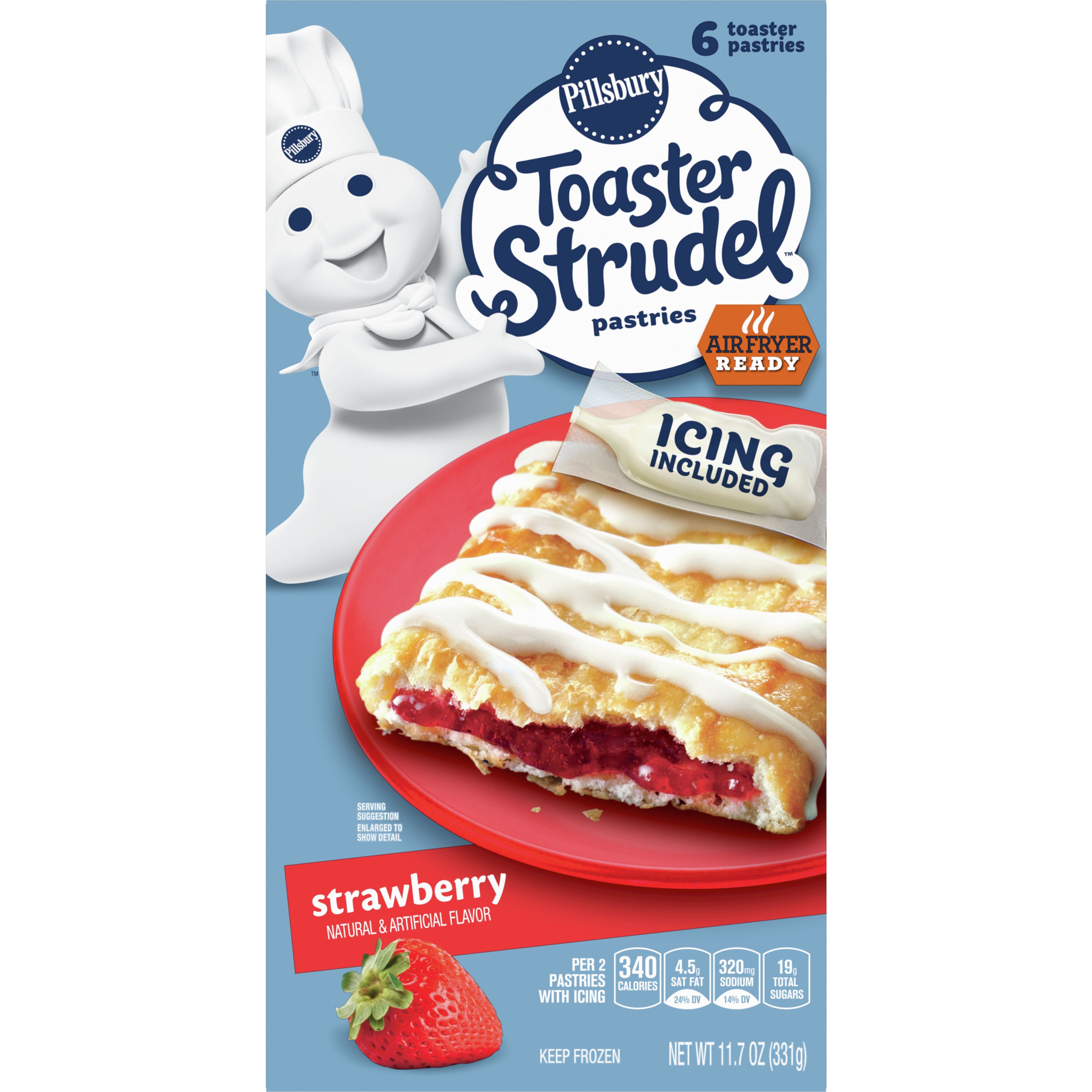 Pillsbury Toaster Strudel, Cinnamon Toast Crunch, Frozen, 49% OFF