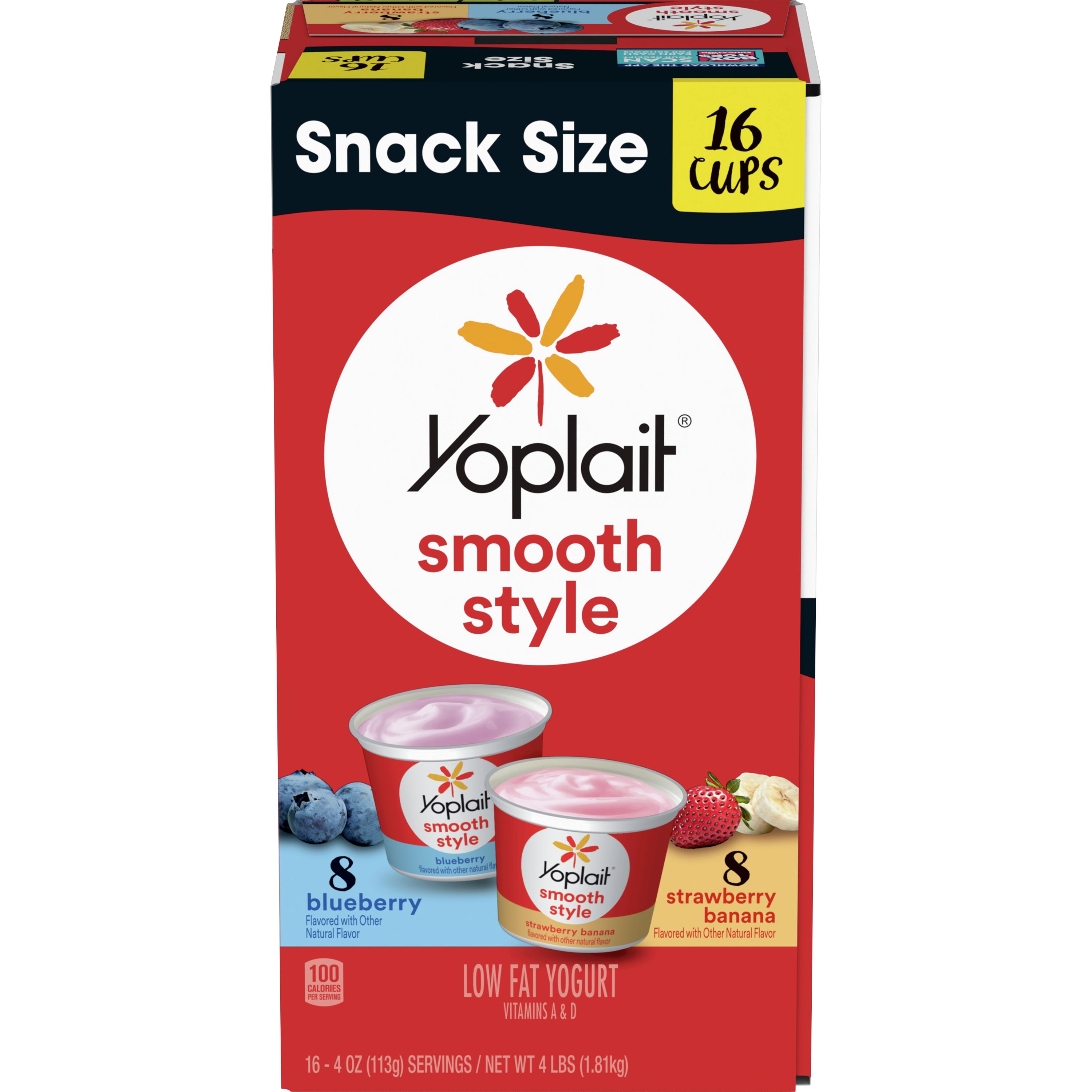 Yoplait Strawberry Banana Yogurt