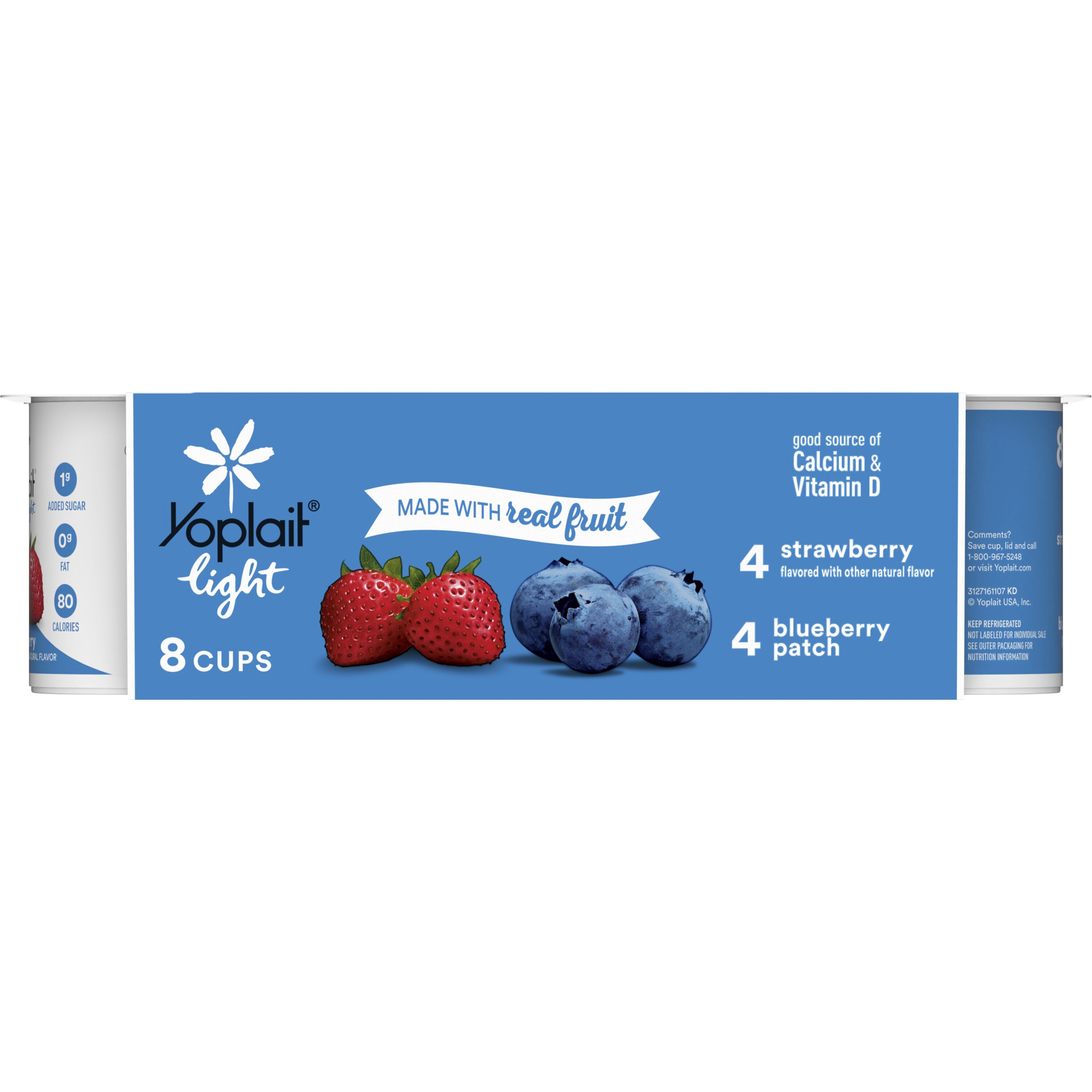 Yoplait Light Yogurt Nutrition Label