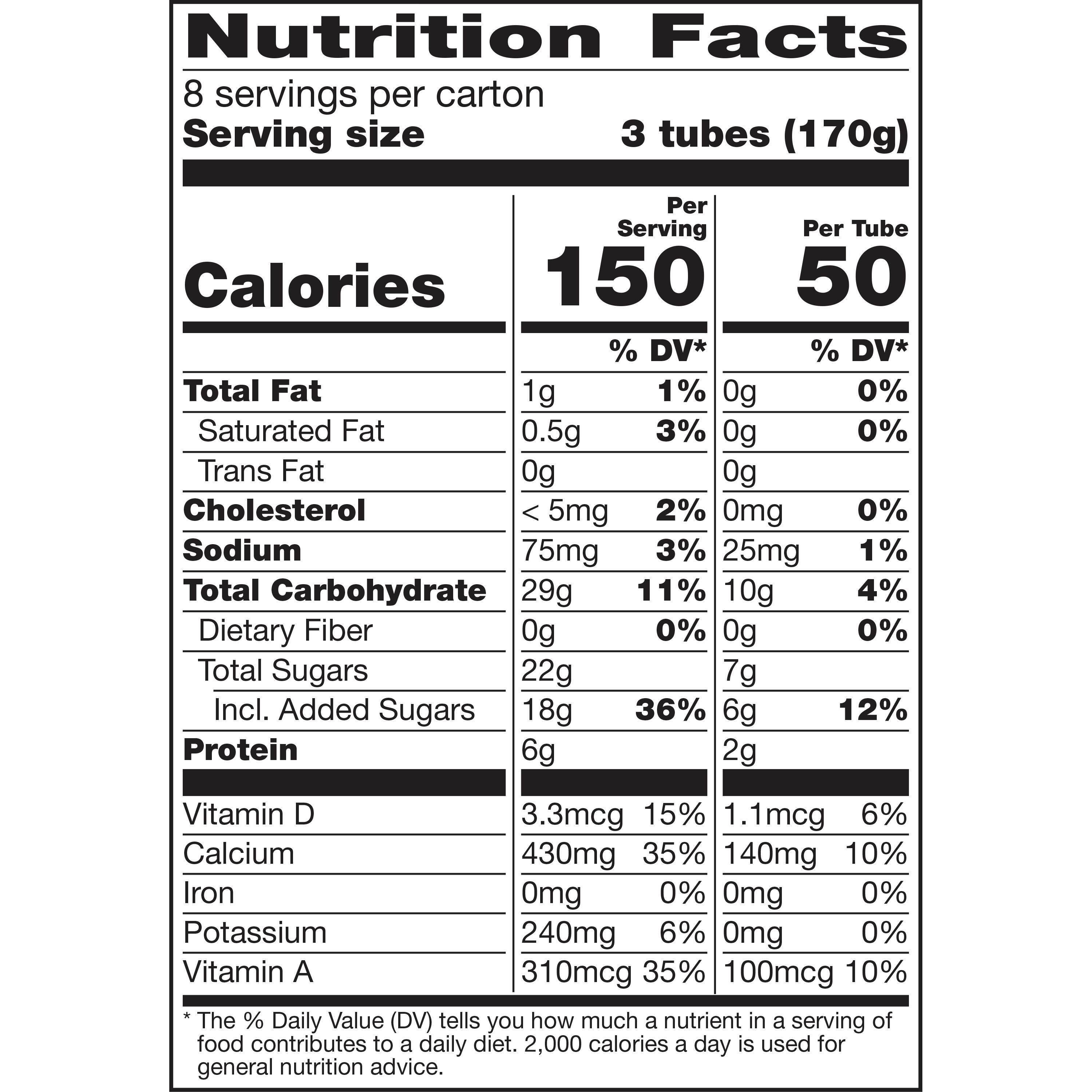Strawberry Gogurt Nutrition Facts | Besto Blog