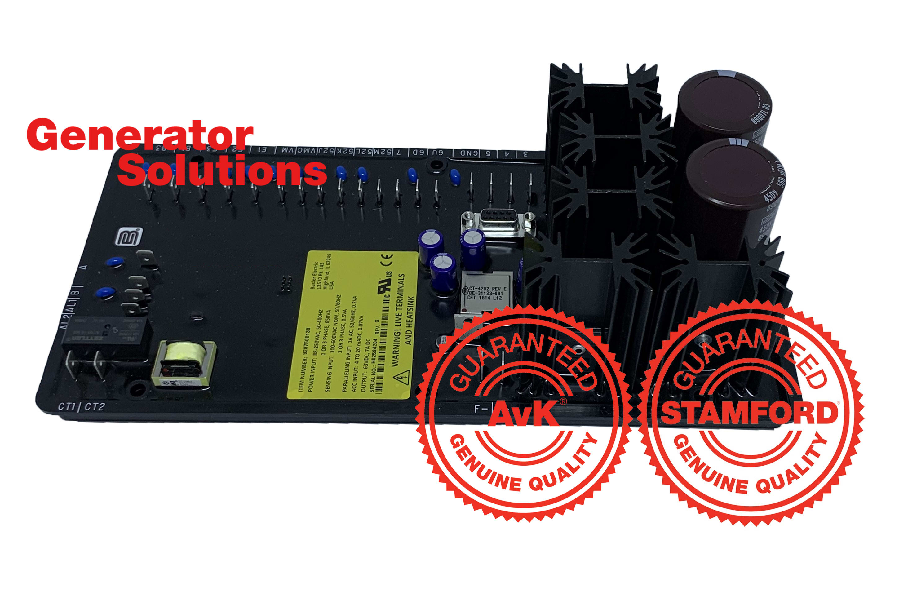 STAMFORD AVR DM110 CGT V1 LEDS BTM c.origin. US, HS 8503009899 ...