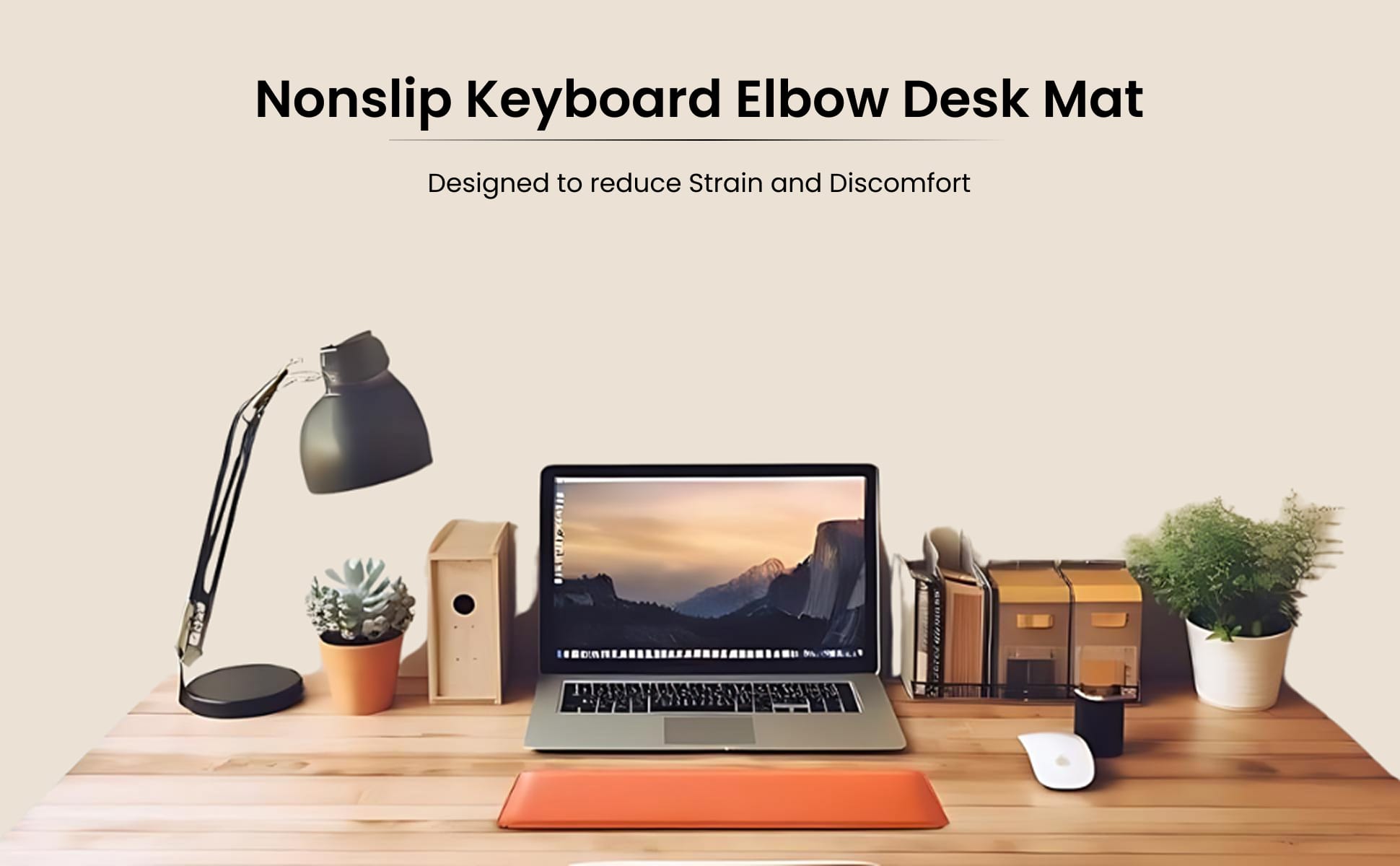 Buy Nonslip Keyboard elbow Desk MatBLACK Online in India | 21GenX