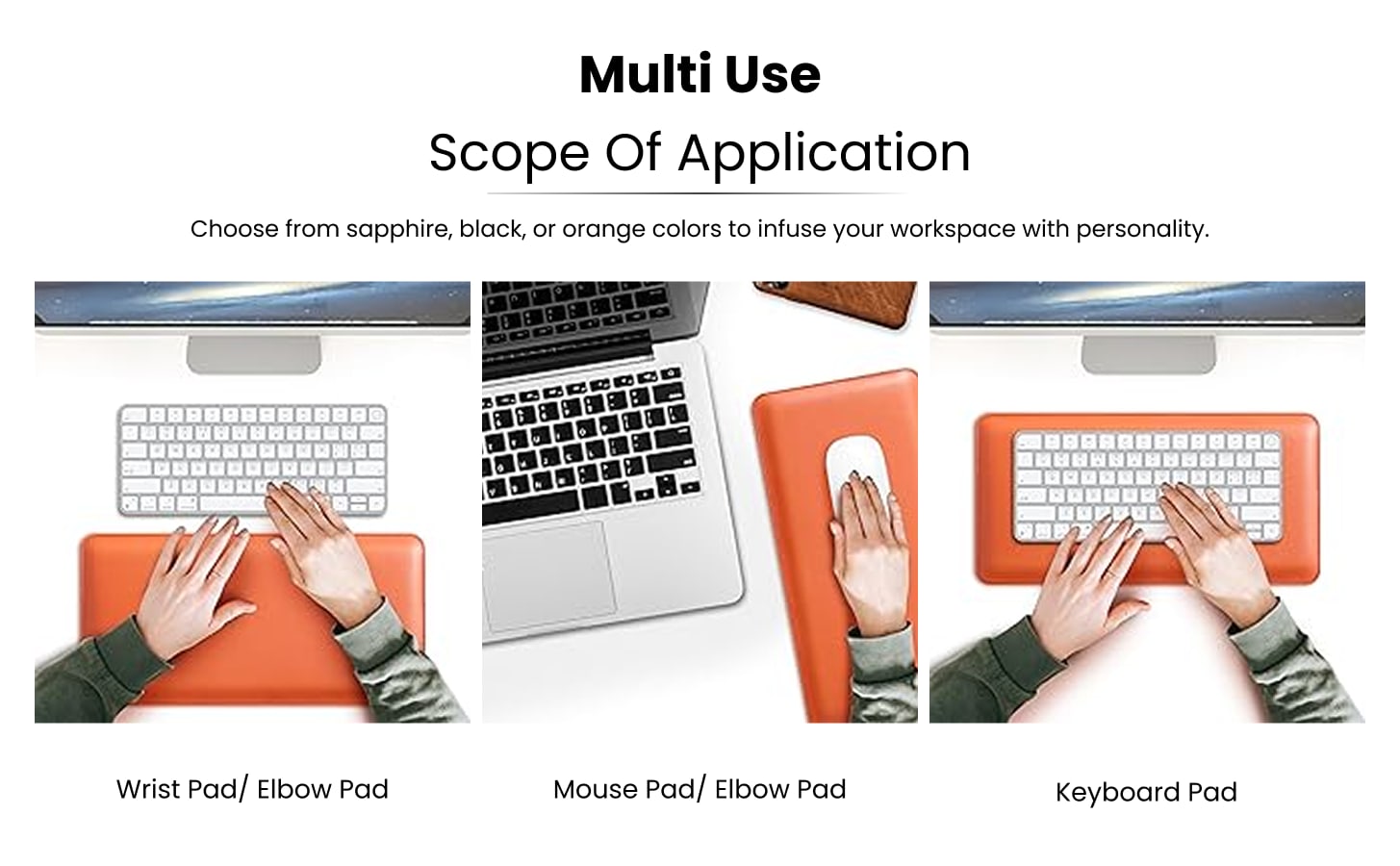 Buy Nonslip Keyboard elbow Desk MatBLACK Online in India | 21GenX