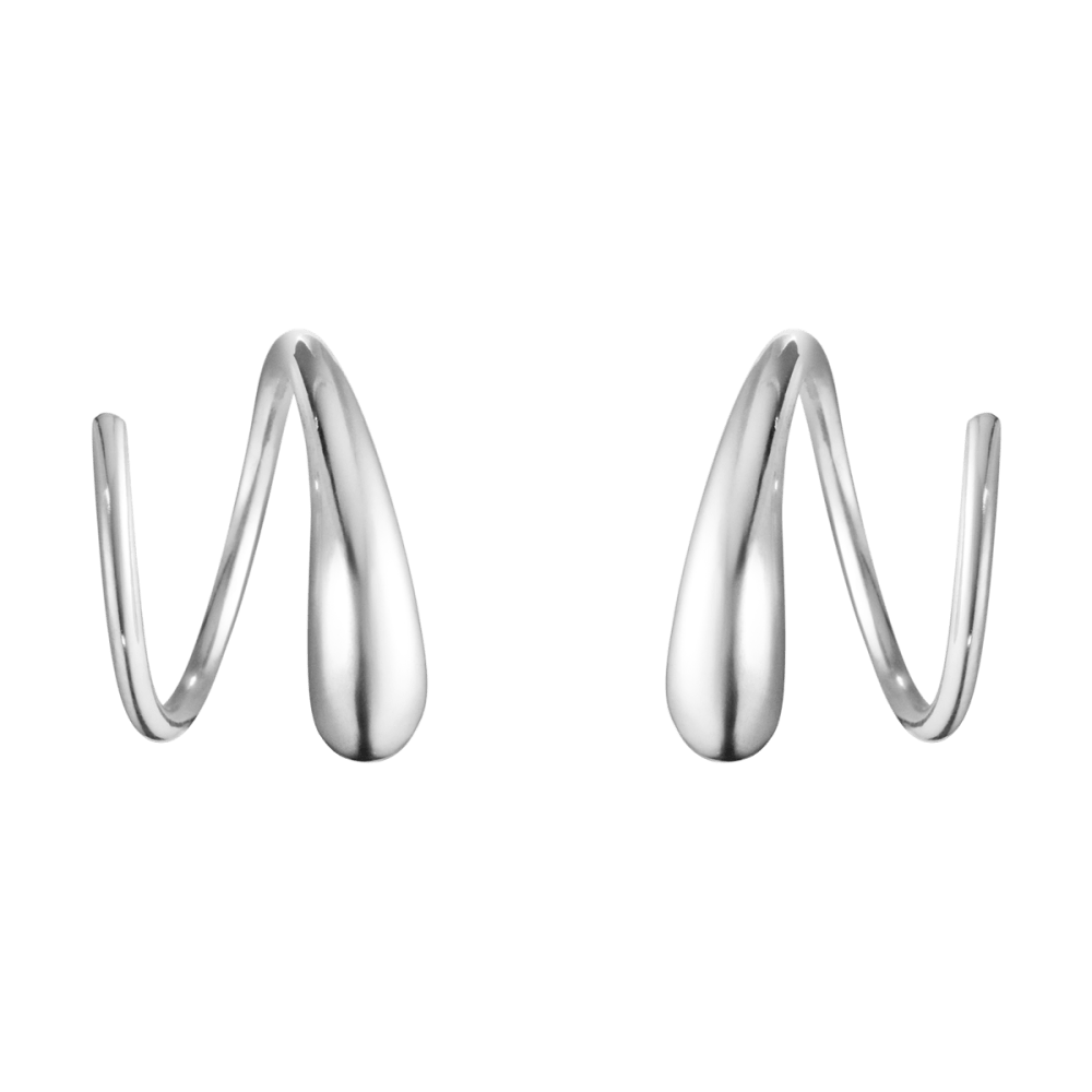 Mercy swirl spiral earring in sterling silver | Georg Jensen Mercy swirl spiral earring in sterling silver | Georg Jensen