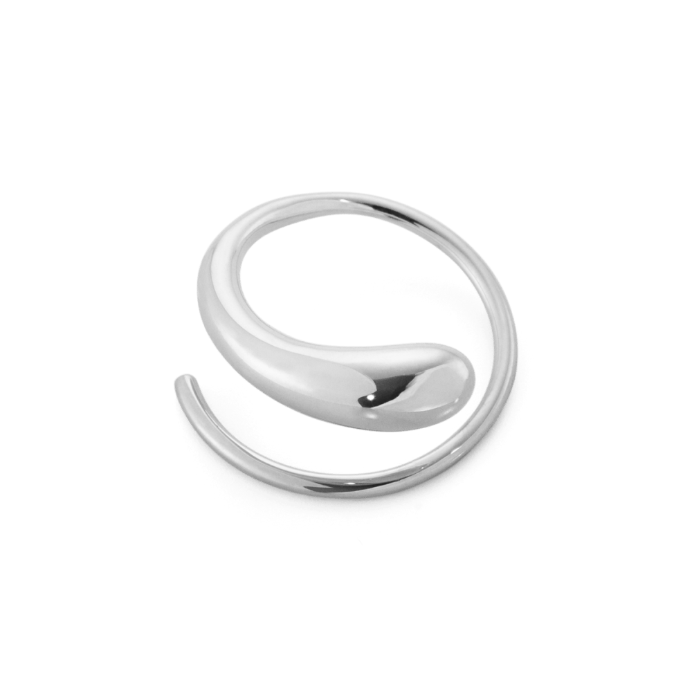 Mercy swirl spiral earring in sterling silver | Georg Jensen Mercy swirl spiral earring in sterling silver | Georg Jensen