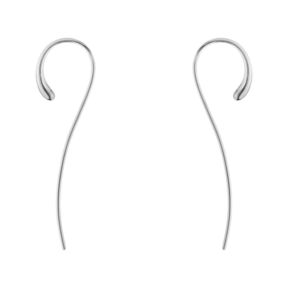 MERCY modern dangle earring in sterling silver | Georg Jensen MERCY modern dangle earring in sterling silver | Georg Jensen