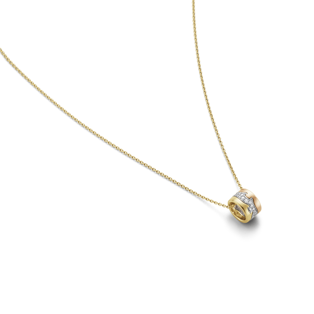 Fusion pendant with 0.19 CT diamonds | Georg Jensen Fusion pendant with 0.19 CT diamonds | Georg Jensen