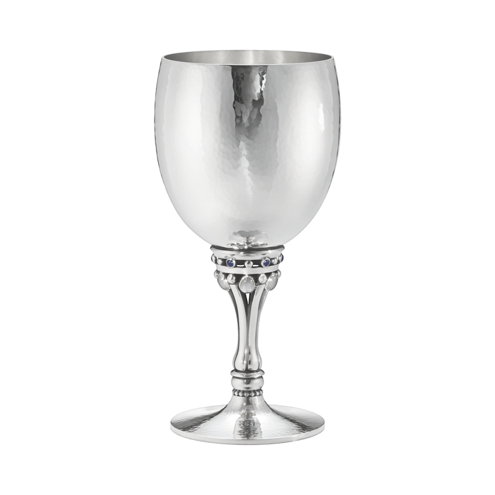 small silver goblets