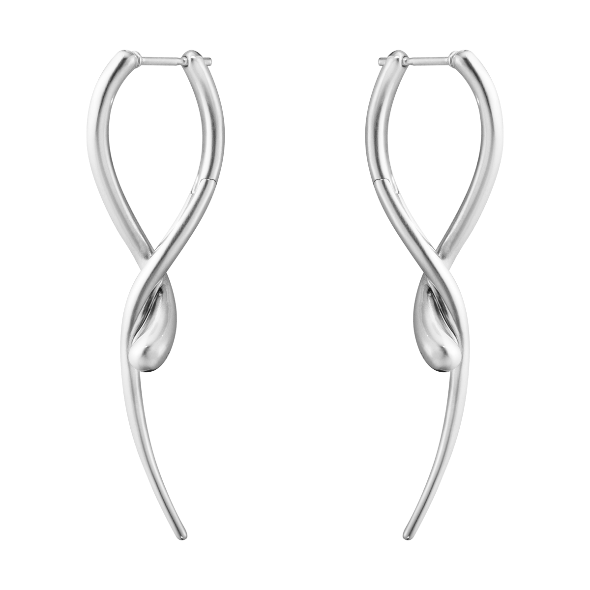 Mercy long dangle earring in sterling silver | Georg Jensen Mercy long dangle earring in sterling silver | Georg Jensen