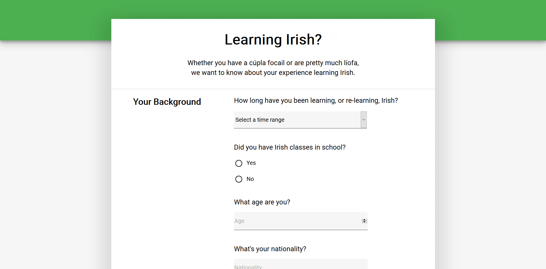 GitHub - gerhynes/fcc-survey-form: A material design survey form about ... GitHub - gerhynes/fcc-survey-form: A material design survey form about ...
