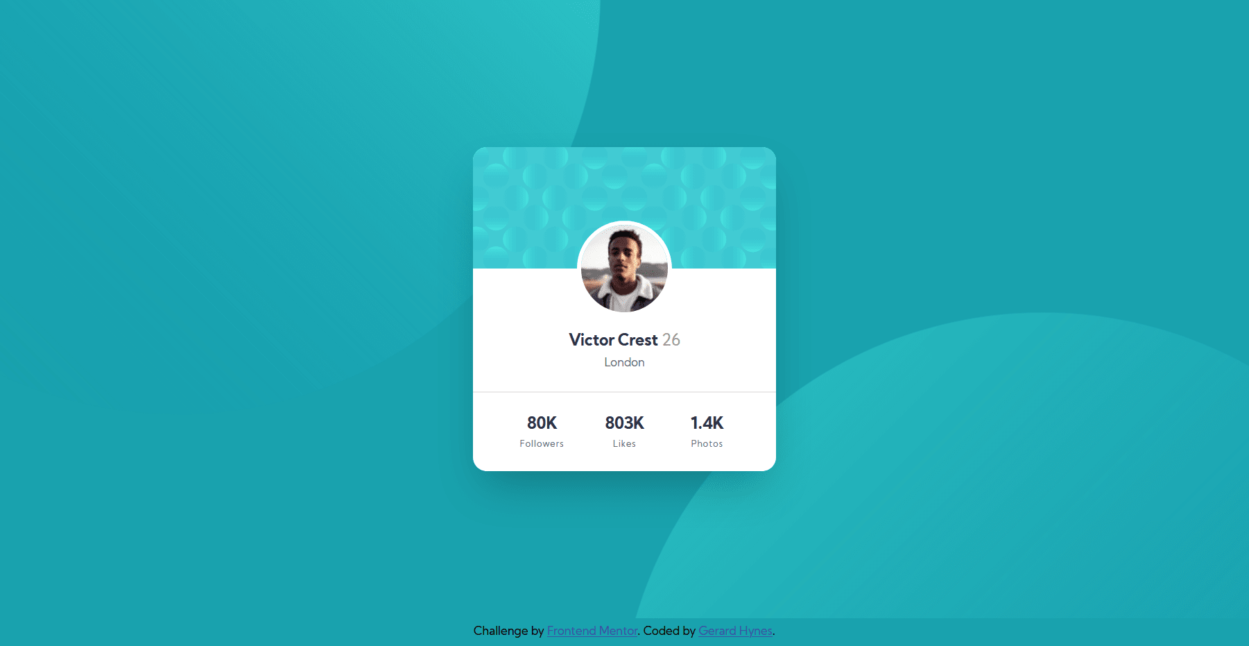 Github Gerhynes Profile Card Component A Profile Card Component