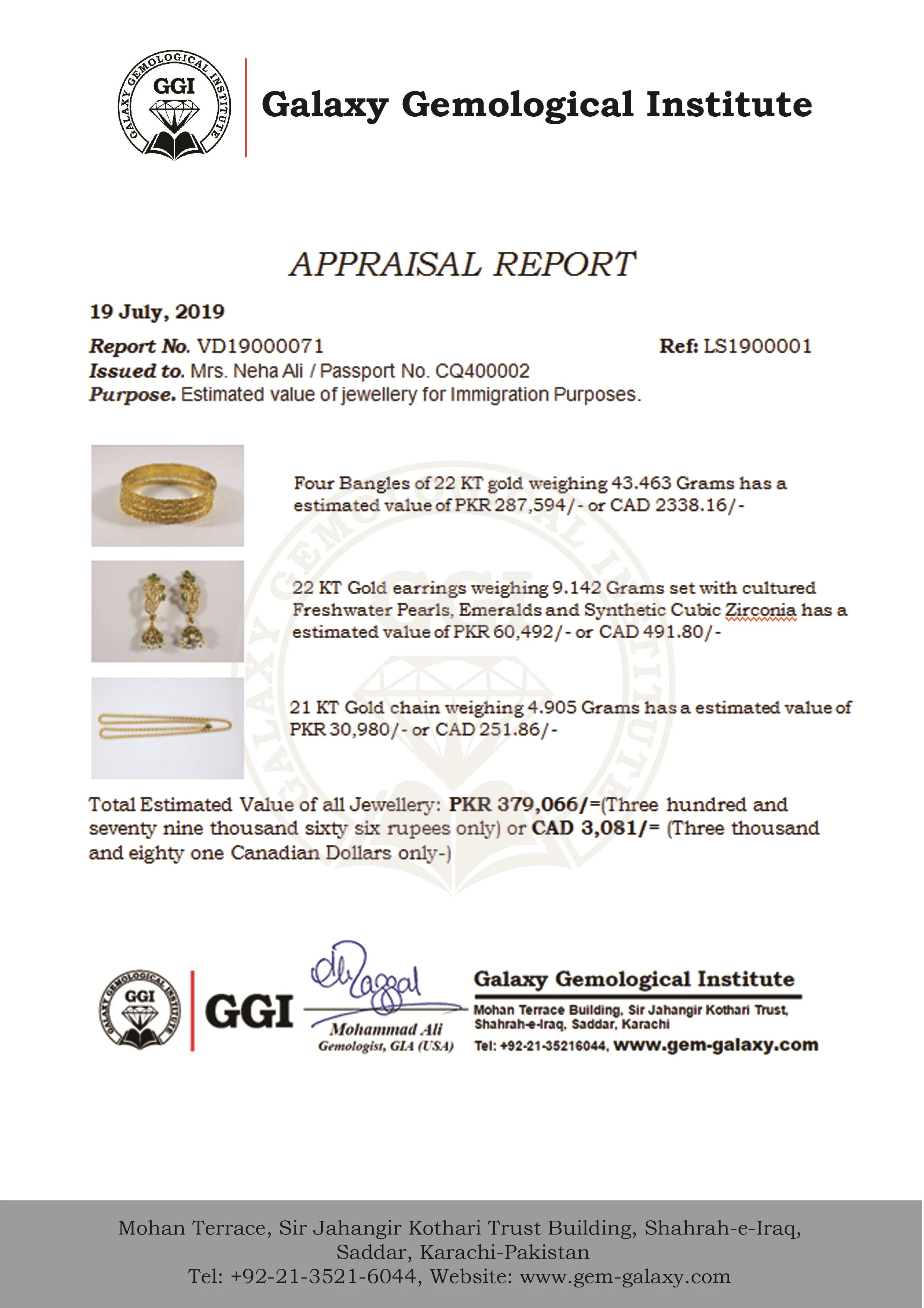 Galaxy Gemological Institute | CERTIFIED GEMSTONES TESTERS