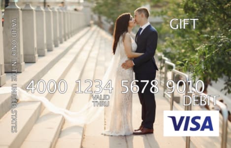 Custom Visa Gift Cards for Weddings | GiftCardGranny