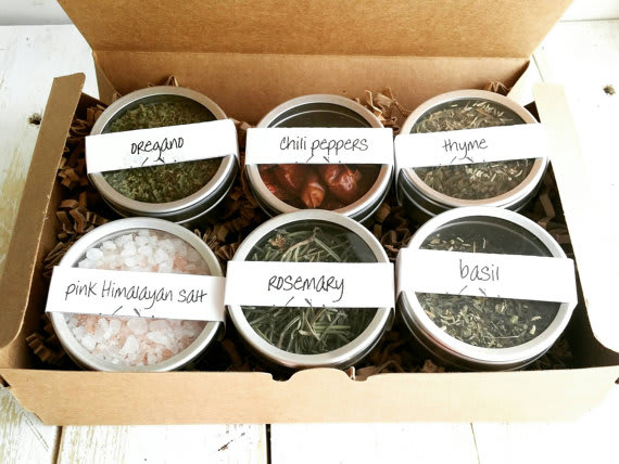 Organic Herbs Kit, Organic Spices, Herbs Set, Cooking Set, Gift for ...