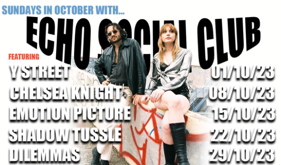 ECHO SOCIAL CLUB gig at The Tote Hotel, Collingwood