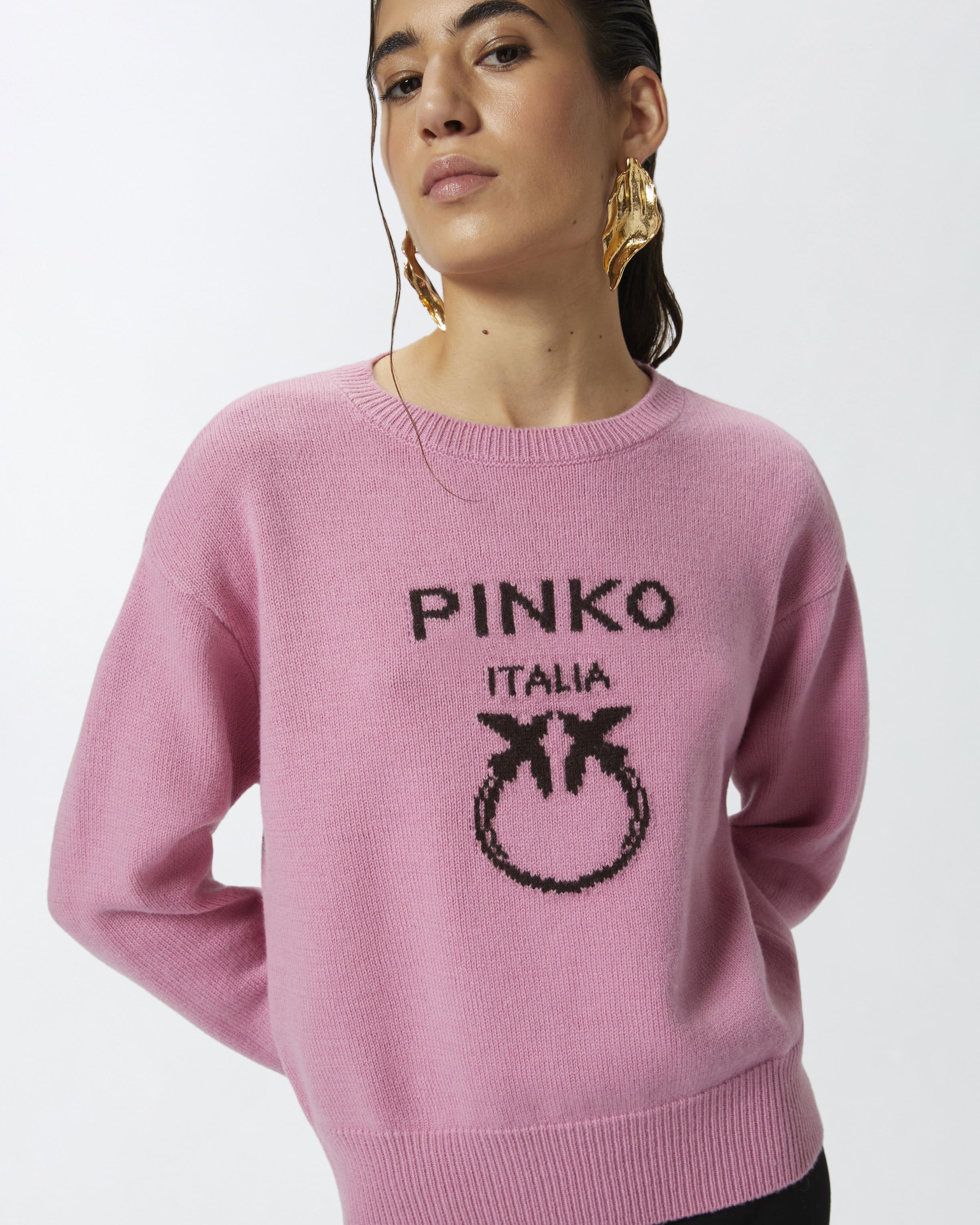 PINKO Love Birds pullover PINKO → Shop Online PINKO Love Birds pullover PINKO → Shop Online