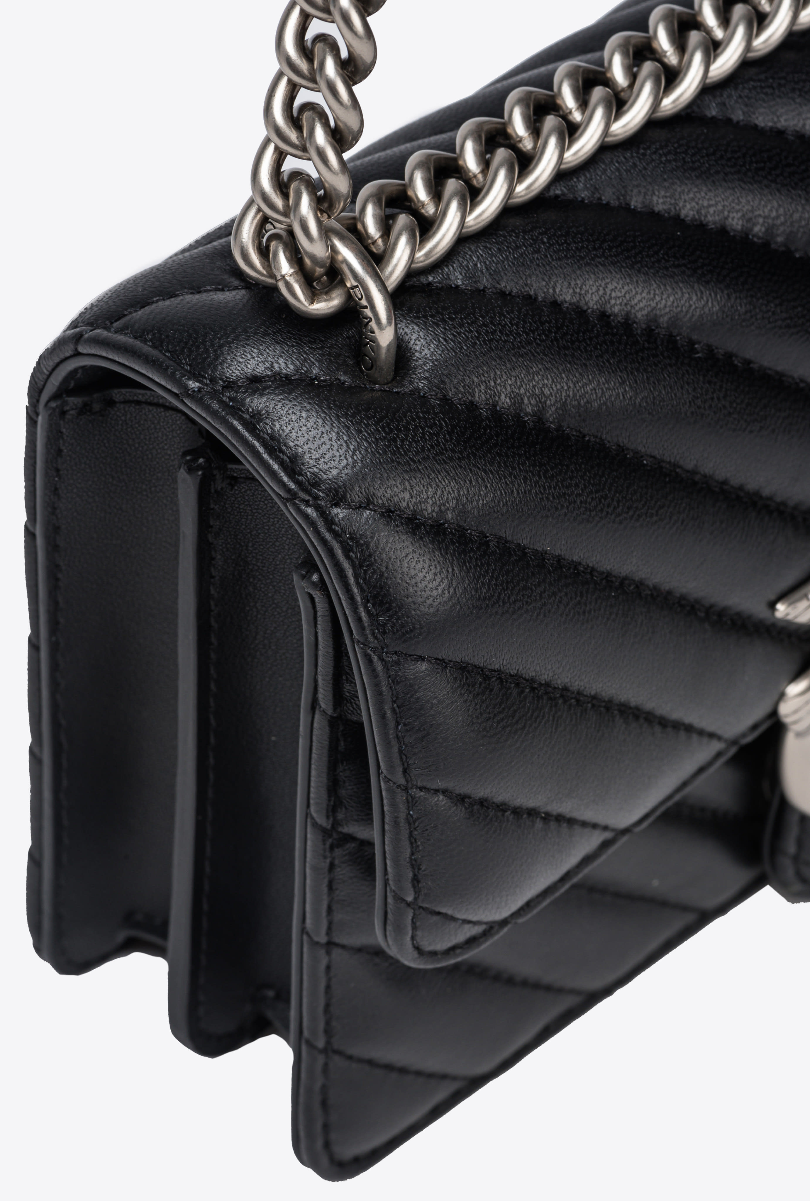 Mini Love Bag One Chevron PINKO → Shop Online Mini Love Bag One Chevron PINKO → Shop Online