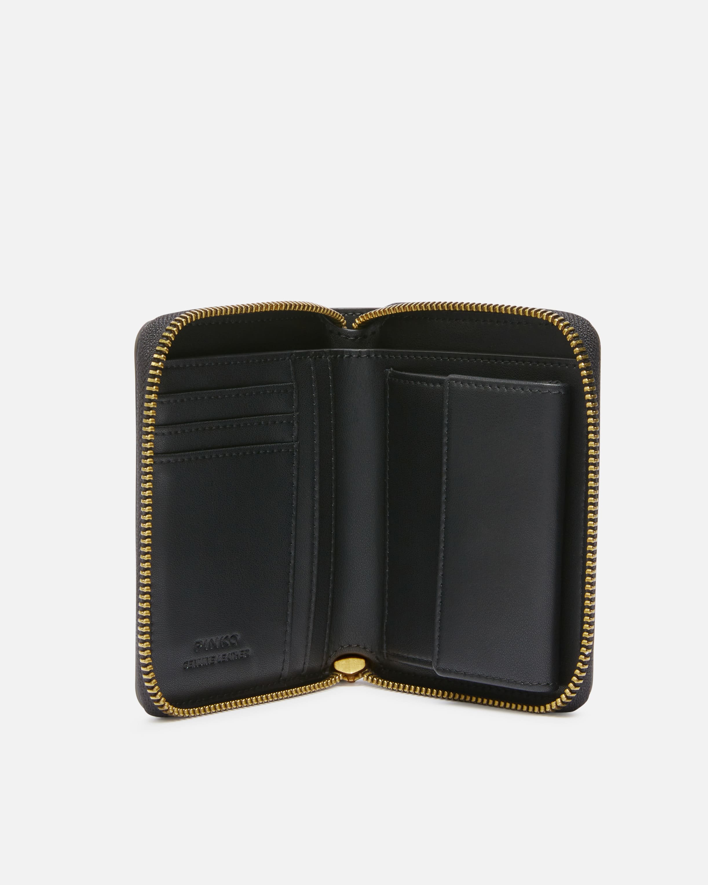 Square leather zip-around purse PINKO → Shop Online Square leather zip-around purse PINKO → Shop Online