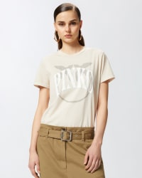PINKO Women's T-Shirts → Feminine PINKO T-Shirts PINKO Women's T-Shirts → Feminine PINKO T-Shirts